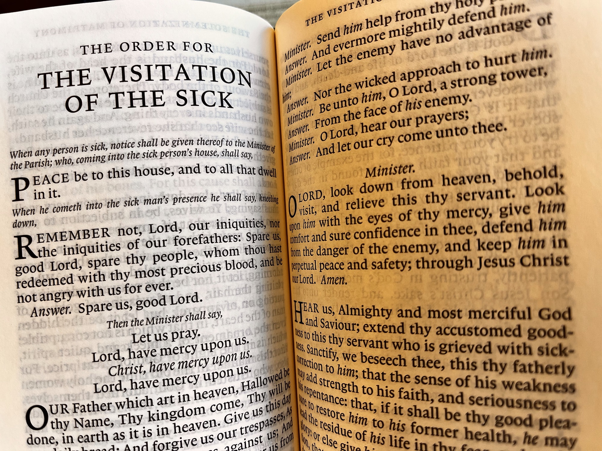 A PRAYER BOOK THEOLOGY OF ILLNESS | First Blessings